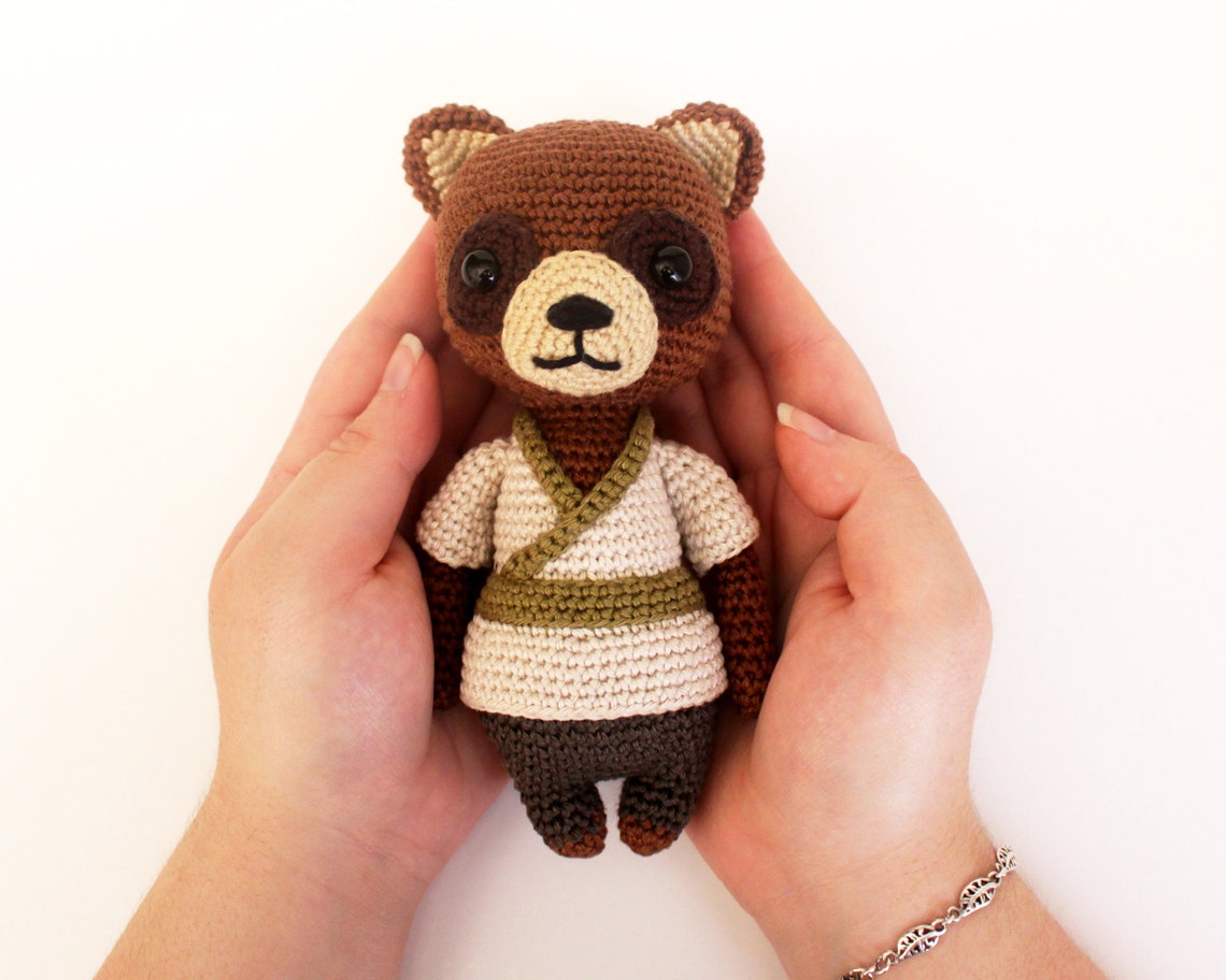Eichiki the Tanuki, Amigurumi Pattern / Diy Crochet Doll - Etsy