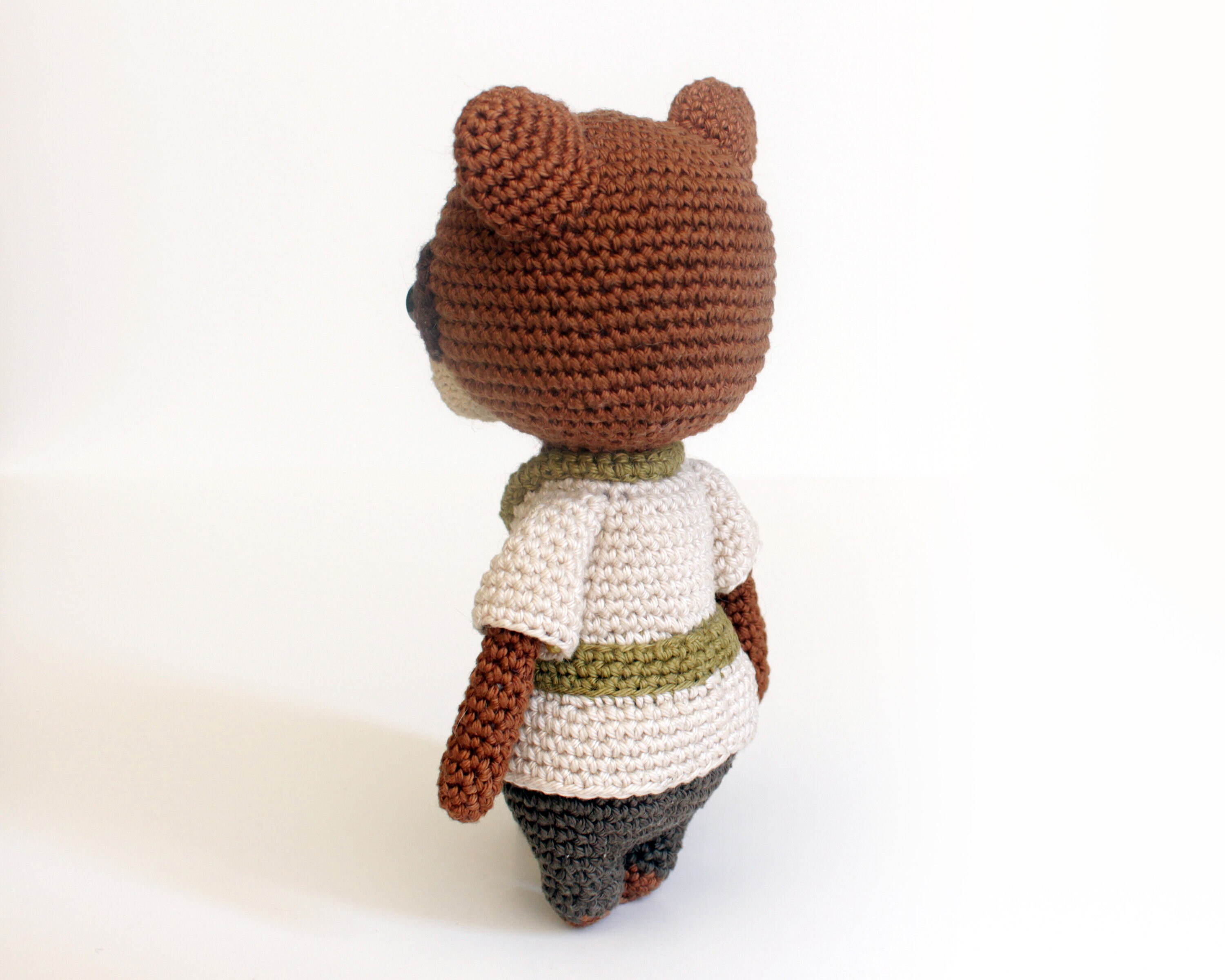 Eichiki the Tanuki Amigurumi Pattern / Diy Crochet Doll | Etsy