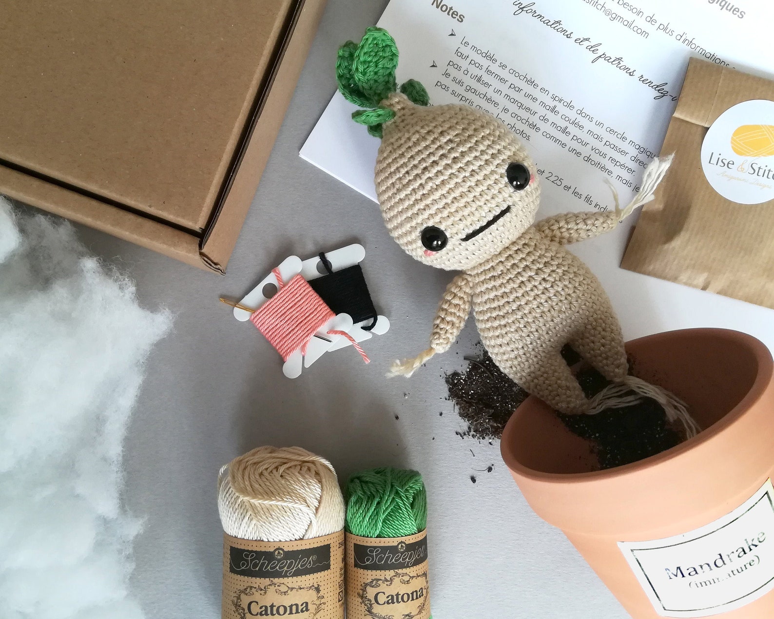 Crochet Kit Mandrake Amigurumi DIY - Etsy Australia