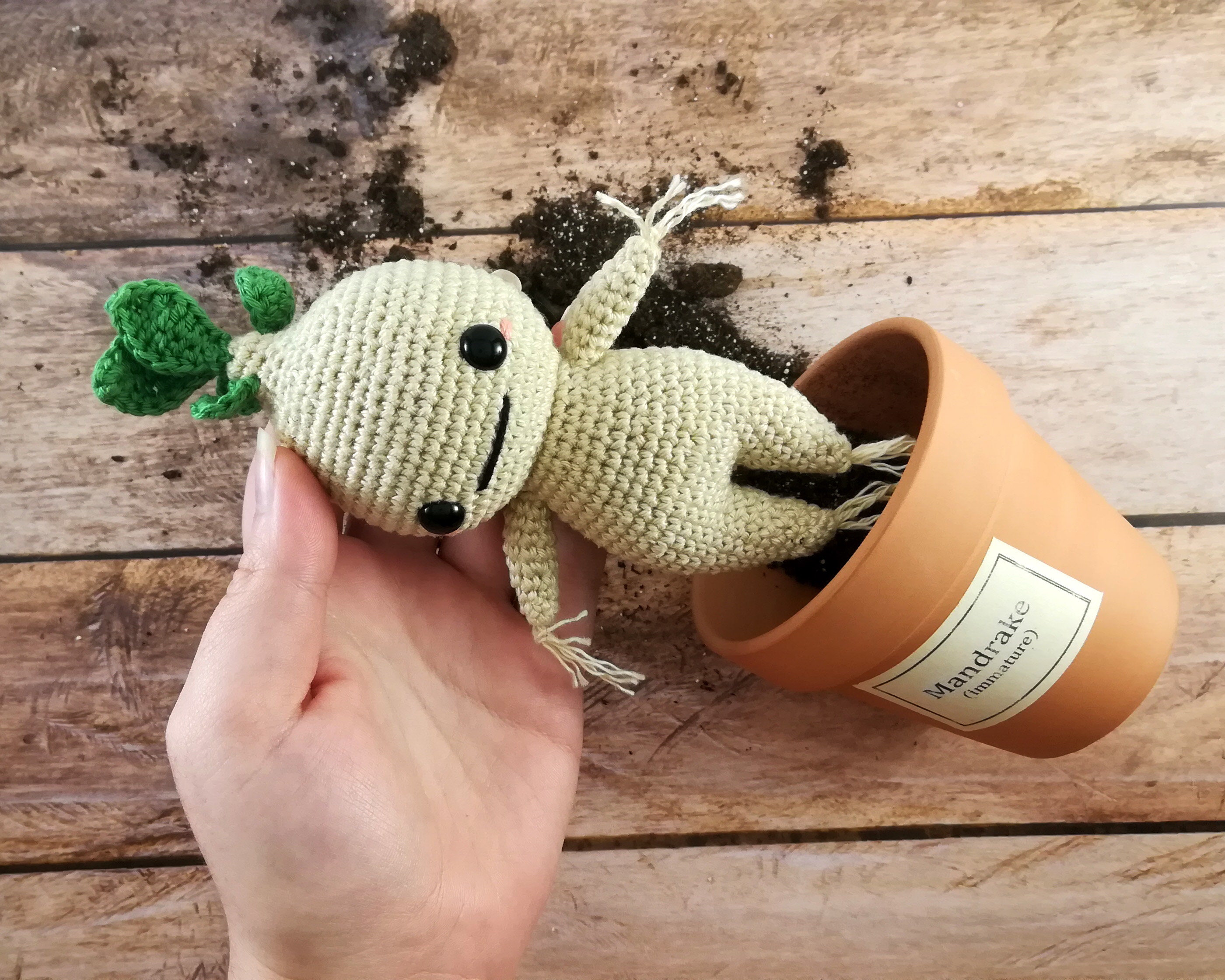 Mandrake Amigurumi Pattern / Diy Crochet Doll | Etsy