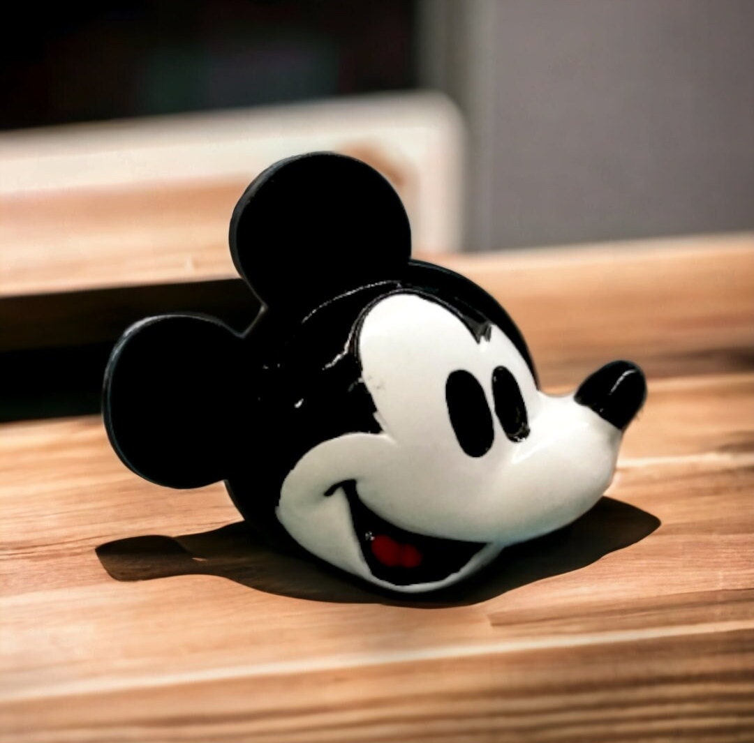 BLACK AND WHITE Mouse Cabinet Drawer Knobs Black White - Etsy