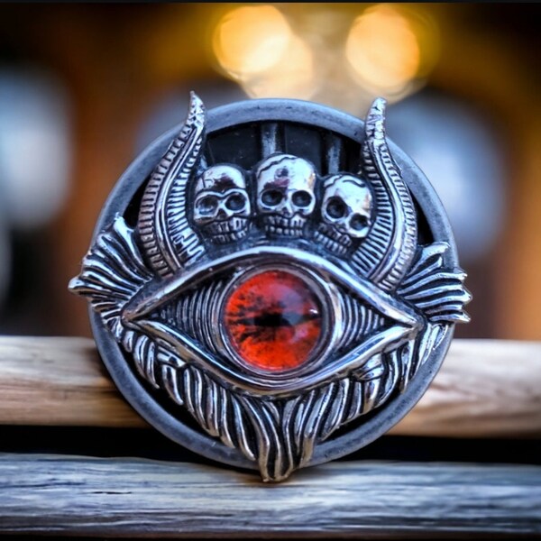 Scarlet Red Evil Eye - Etsy