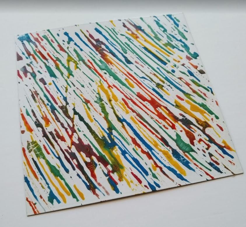 Abstract ORIGINAL ART by Carl Sundberg- Glass on Porcelain on Steel. - Etsy