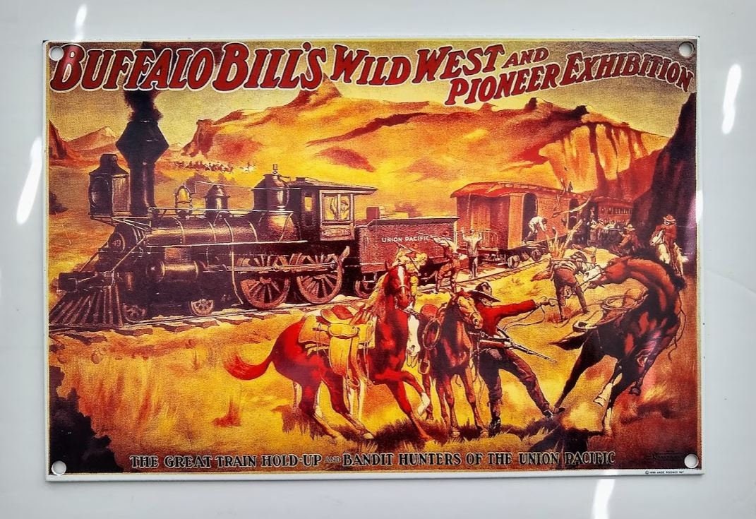 BUFFALO BILL's Wild West Pioneer Exhibition. - Etsy España