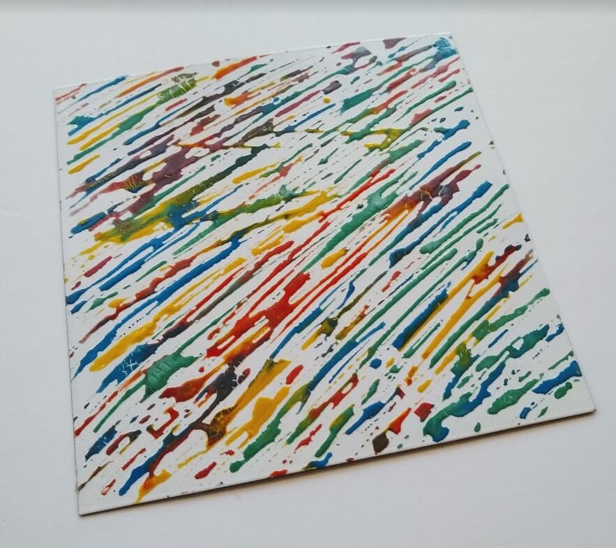 Abstract ORIGINAL ART by Carl Sundberg- Glass on Porcelain on Steel. - Etsy