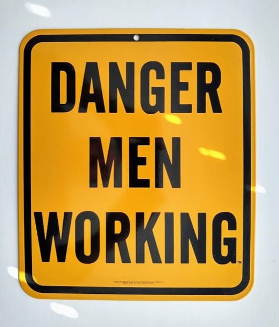 DANGER Men WORKING | Etsy
