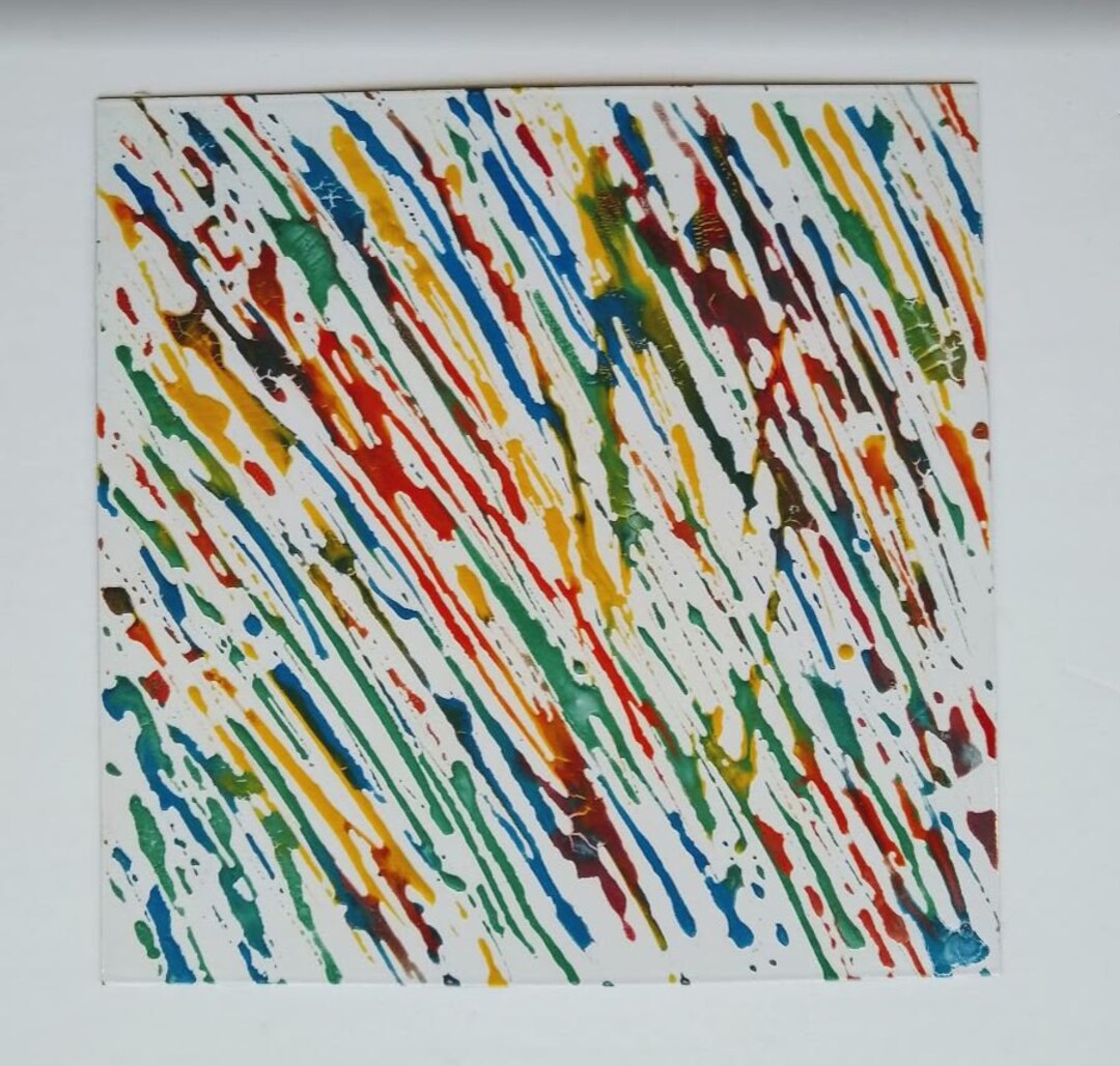 Abstract ORIGINAL ART by Carl Sundberg- Glass on Porcelain on Steel. - Etsy