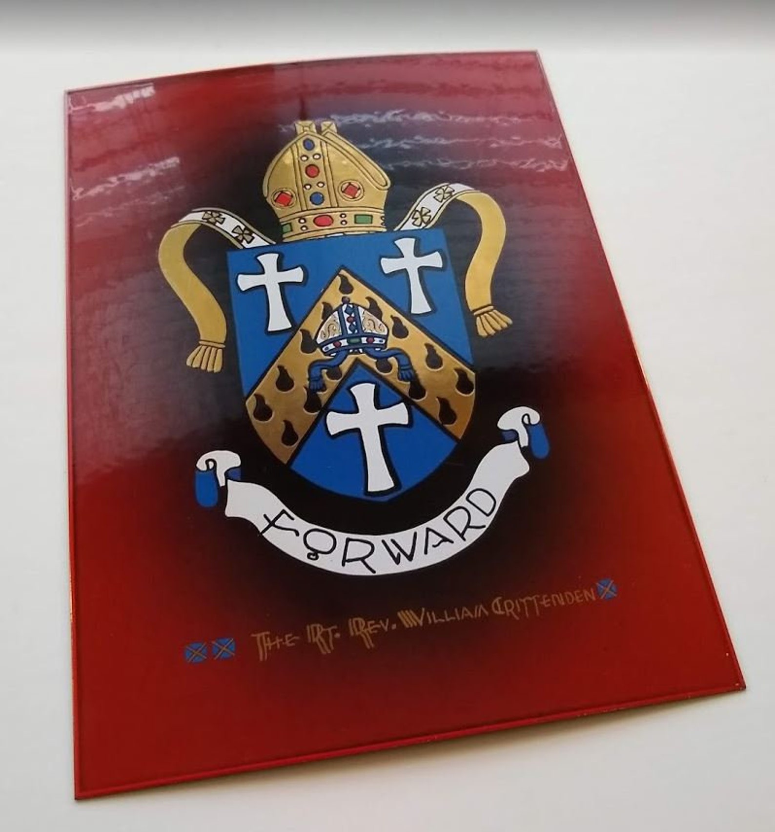 CHRISTIAN Coat-of-arms - Diocese - FORWARD - William Grittenden. - Etsy