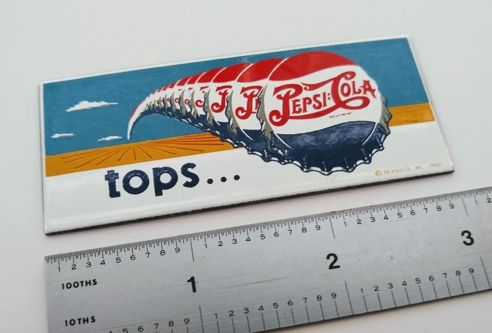 PEPSI COLA - TOPS - Bottle Caps in as Infinite Mirror Fashion. - Etsy