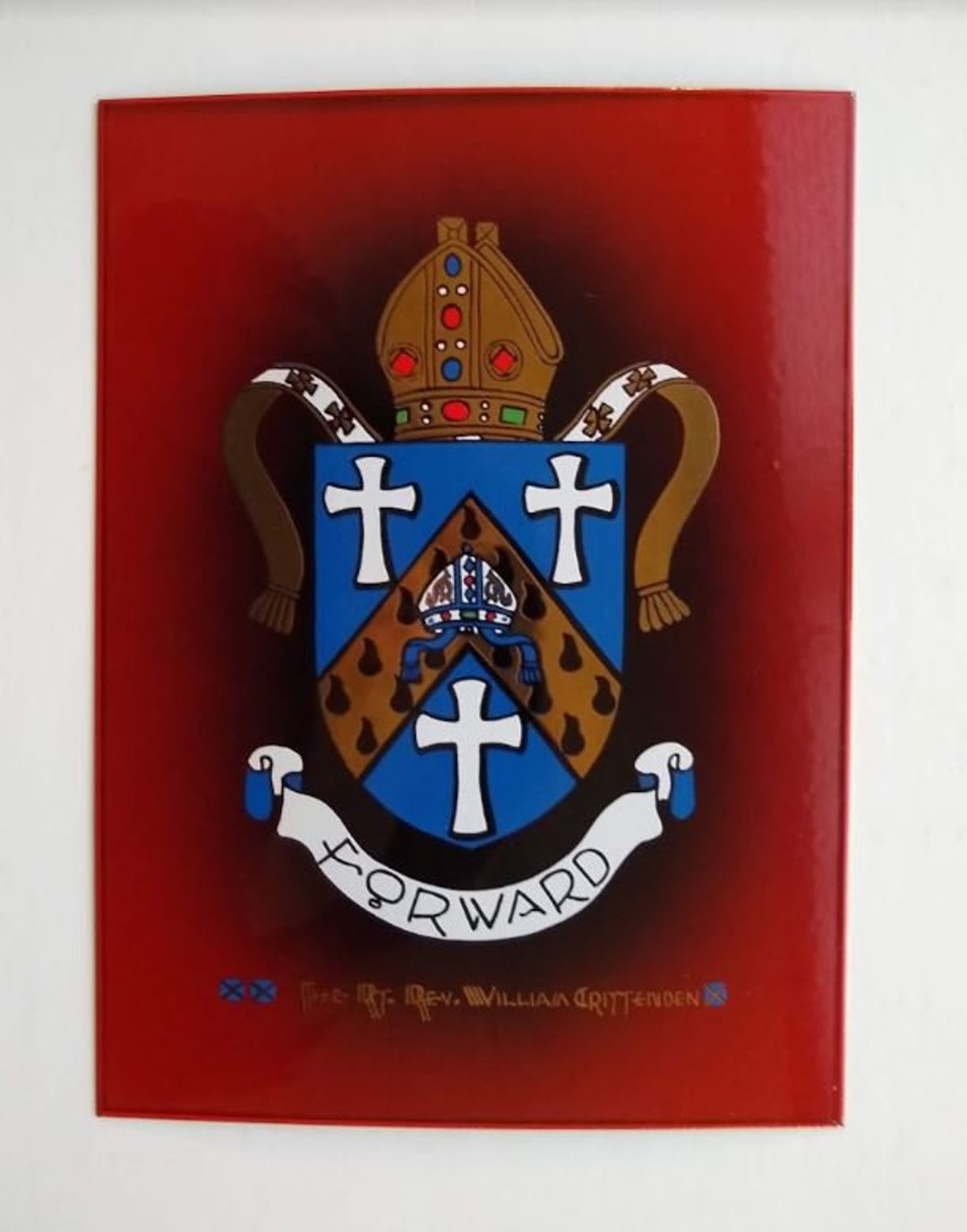 CHRISTIAN Coat-of-arms - Diocese - FORWARD - William Grittenden. - Etsy
