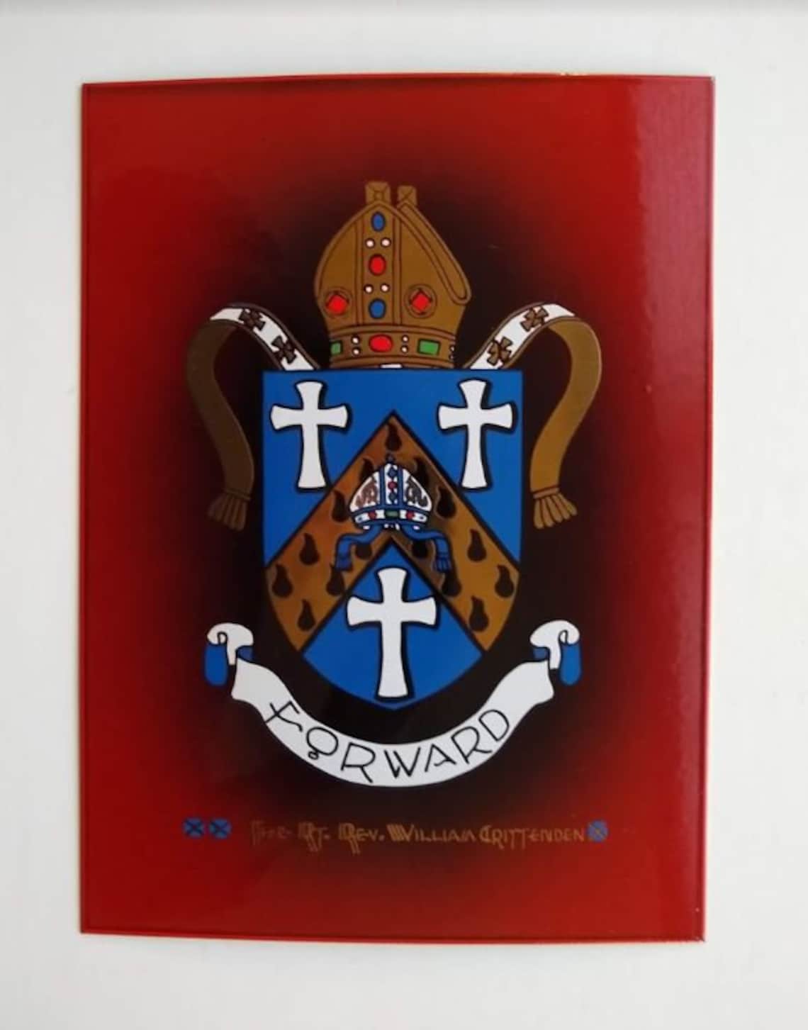 CHRISTIAN Coat-of-arms - Diocese - FORWARD - William Grittenden. - Etsy