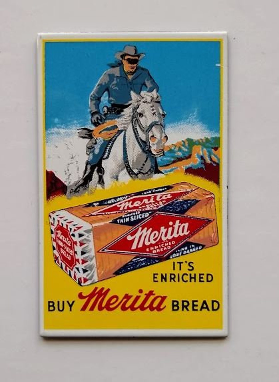 MERITA Buy MERITA Bread It's Enriched. Also in a Wall Sign. - Etsy