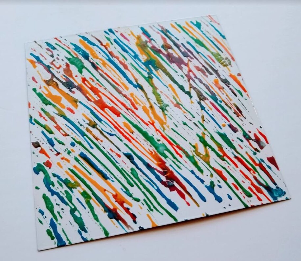 Abstract ORIGINAL ART by Carl Sundberg- Glass on Porcelain on Steel. - Etsy