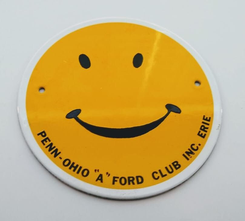 SMILEY FACE - Penn-ohio "a" Ford Club - Erie PA. - Etsy UK