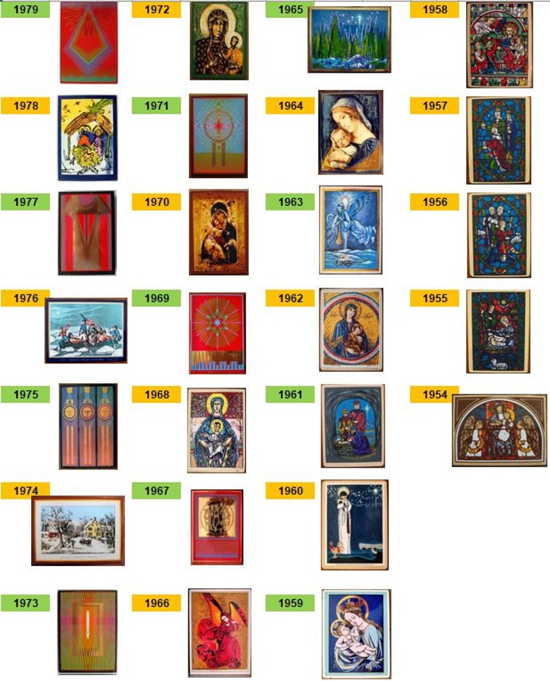 INCARNATION Christmas Card by Carl Sundberg - 1979 - Etsy