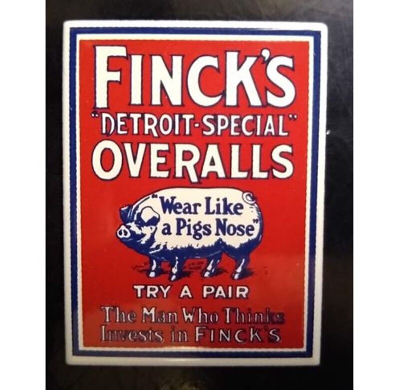 FINCKS Detroit-special OVERALLS - Wear Like a Pig Nose - Etsy