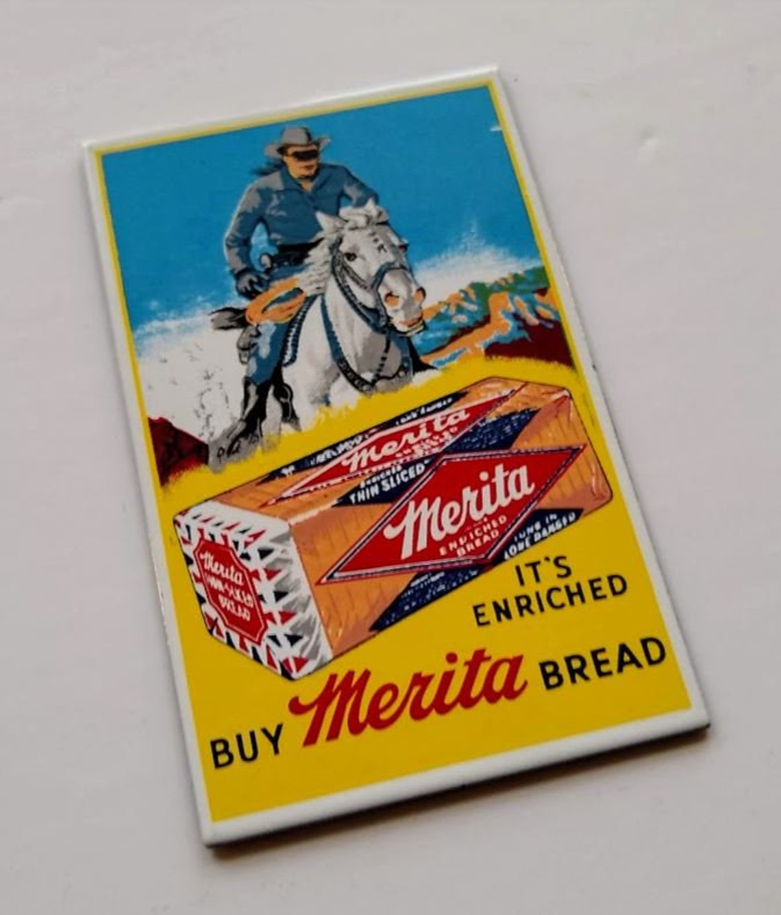 MERITA Buy MERITA Bread It's Enriched. Also in a Wall Sign. - Etsy