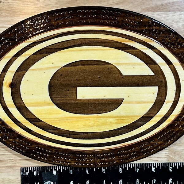 Green Bay Packers Cribbage Board - Etsy