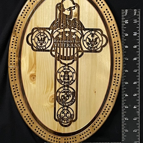 Cross Cribbage Board - Etsy