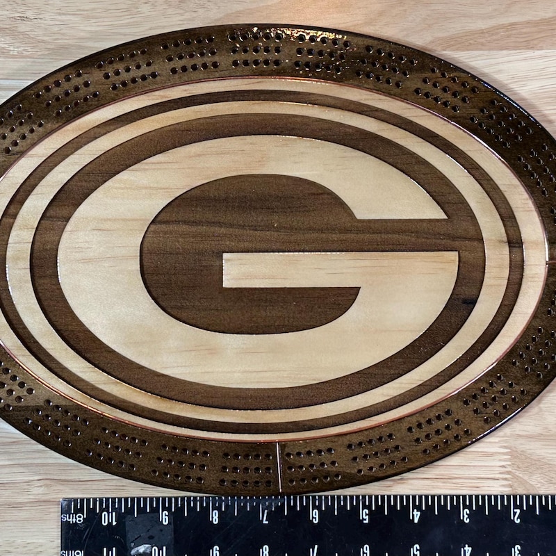Green Bay Packers Cribbage Board - Etsy