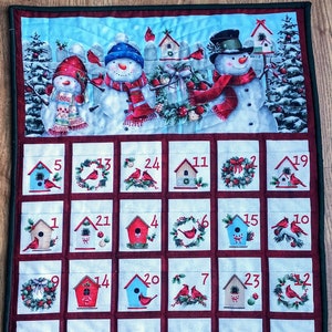 Snowman Advent Calendar - Etsy