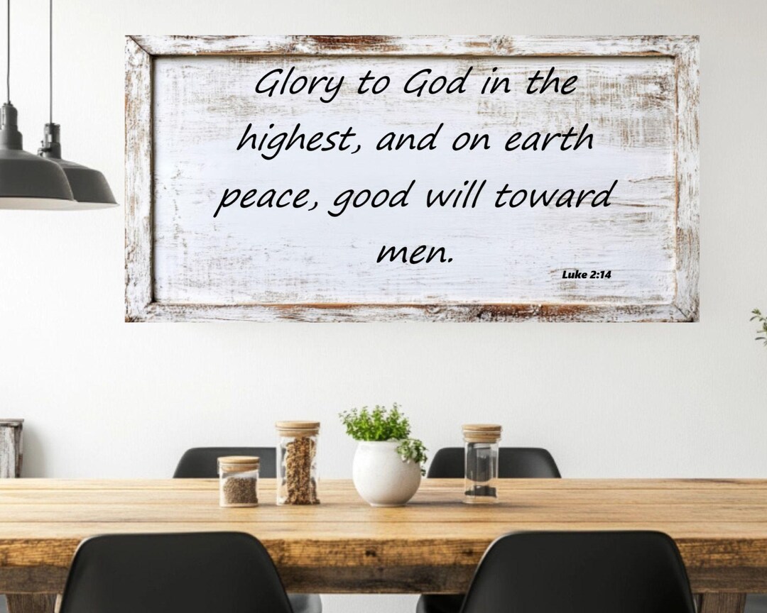 Faith-inspired Bible Verse Art - Rustic Scripture Wall Deco - Etsy