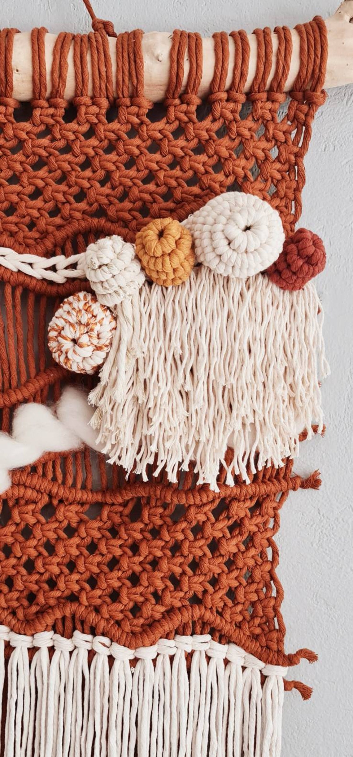 Modern Macrame Contemporary Artwork Weaving Hanging Wall Tapestry - Etsy