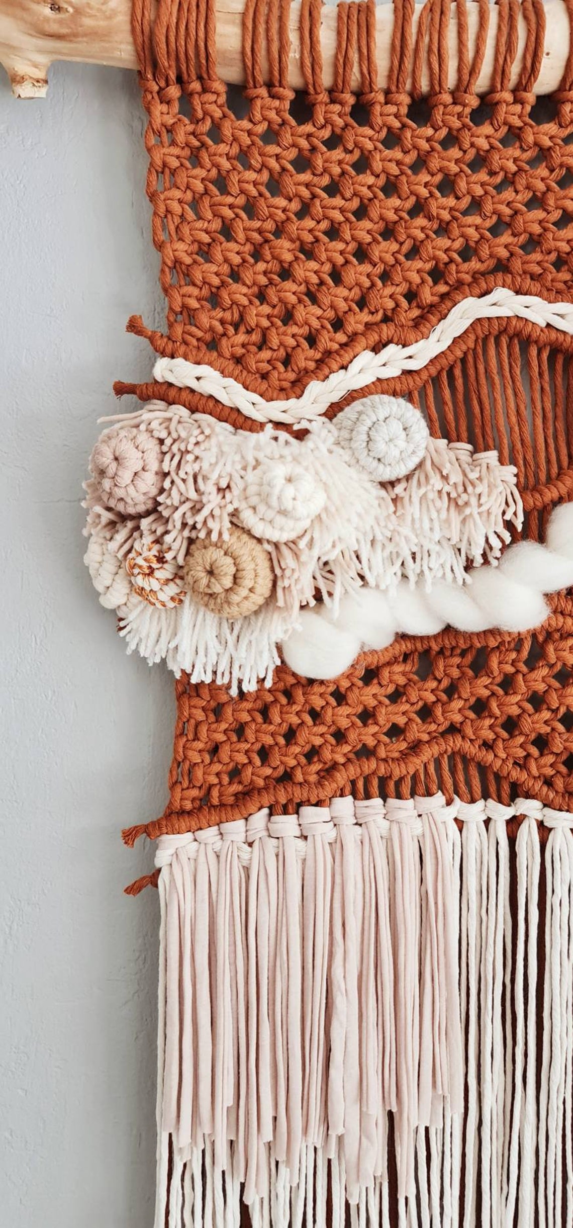 Modern Macrame Contemporary Artwork Weaving Hanging Wall Tapestry - Etsy