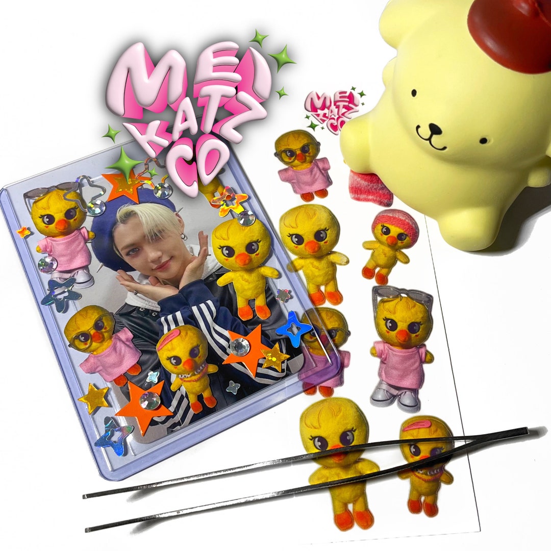 Stray Kids Sticker Sheet Bbokari Png - Etsy