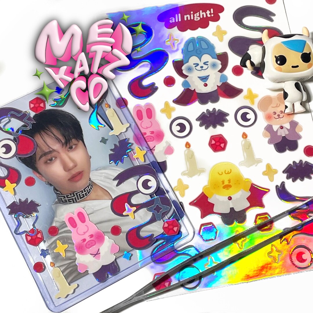 Stray Kids Sticker Sheet | All Night - Etsy