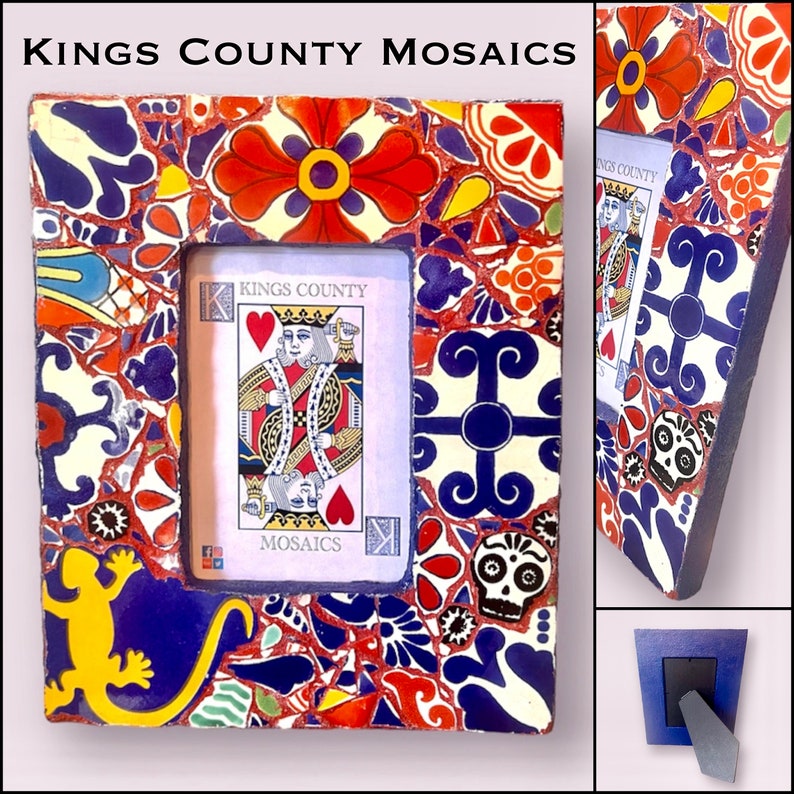 Upcycled Talavera Tile Picture Frame - Etsy