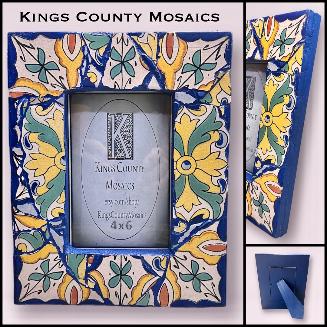 Spanish Revival Tile Picture Frame - Etsy