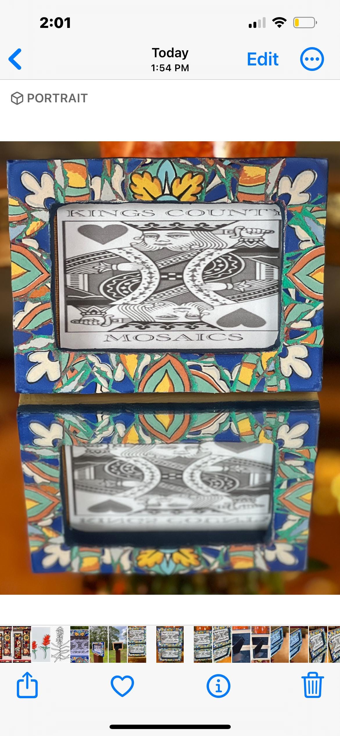 Colorful Talavera Tile Picture Frame - Etsy