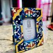Mexican Talavera Tile Picture Frame/mirror - Etsy