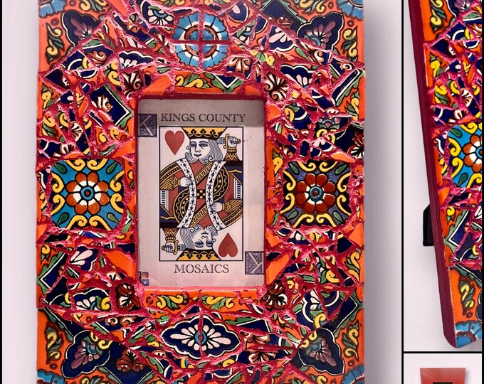 Handcrafted Talavera Tile Picture Frame - Etsy