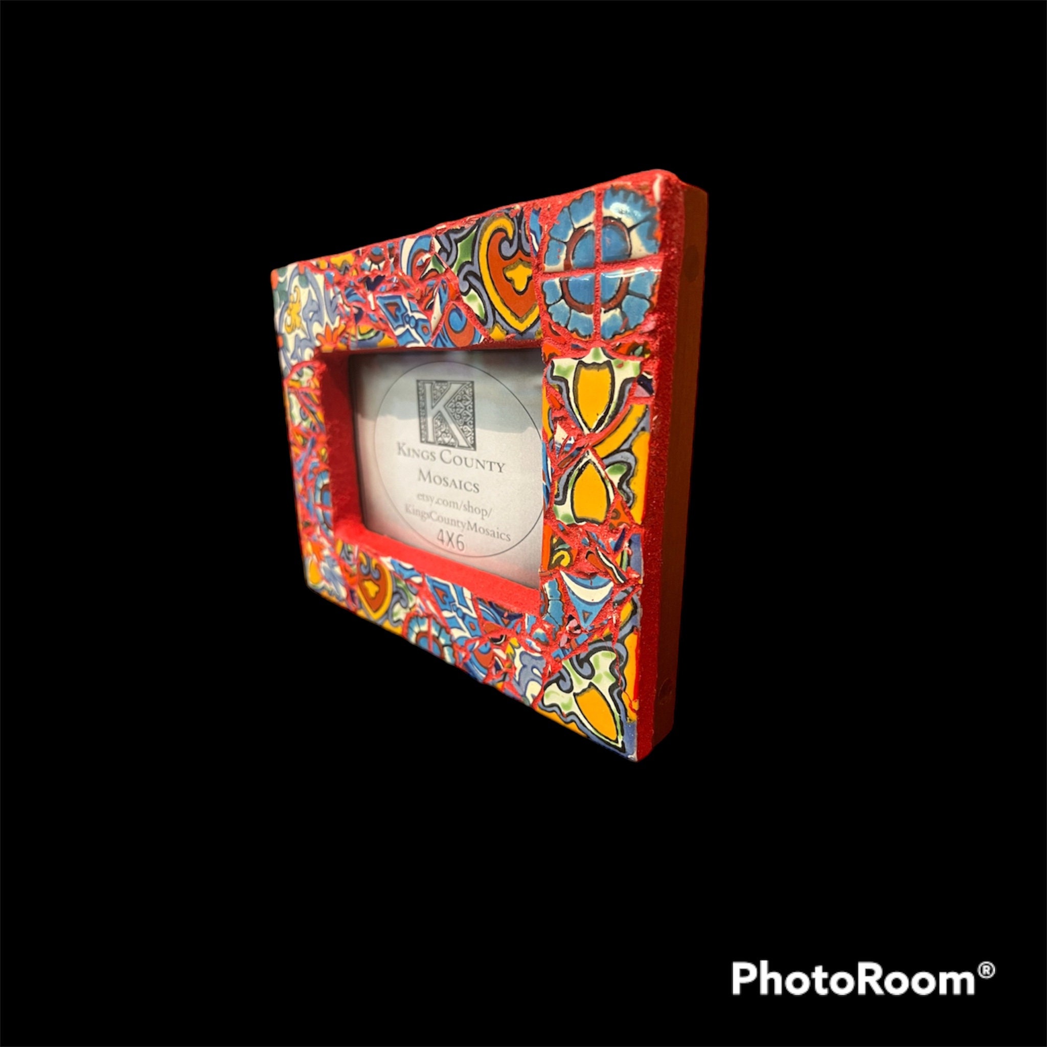 Colorful Talavera Tile Picture Frame - Etsy