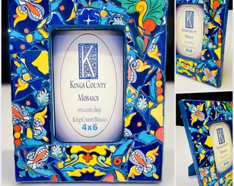 Mexican Talavera Tile Picture Frame | Etsy