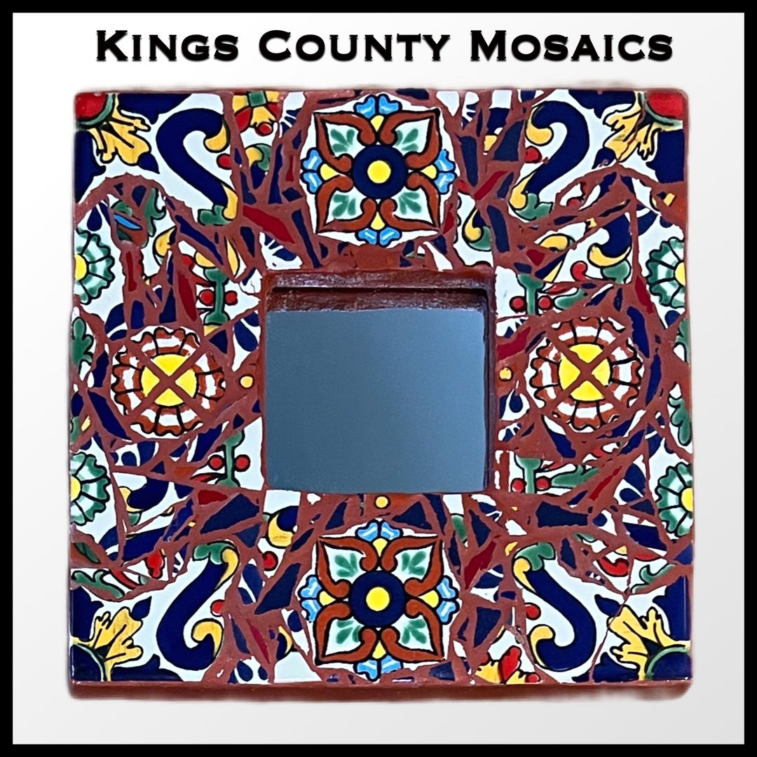 Talavera Tile Decorative Mirror - Etsy
