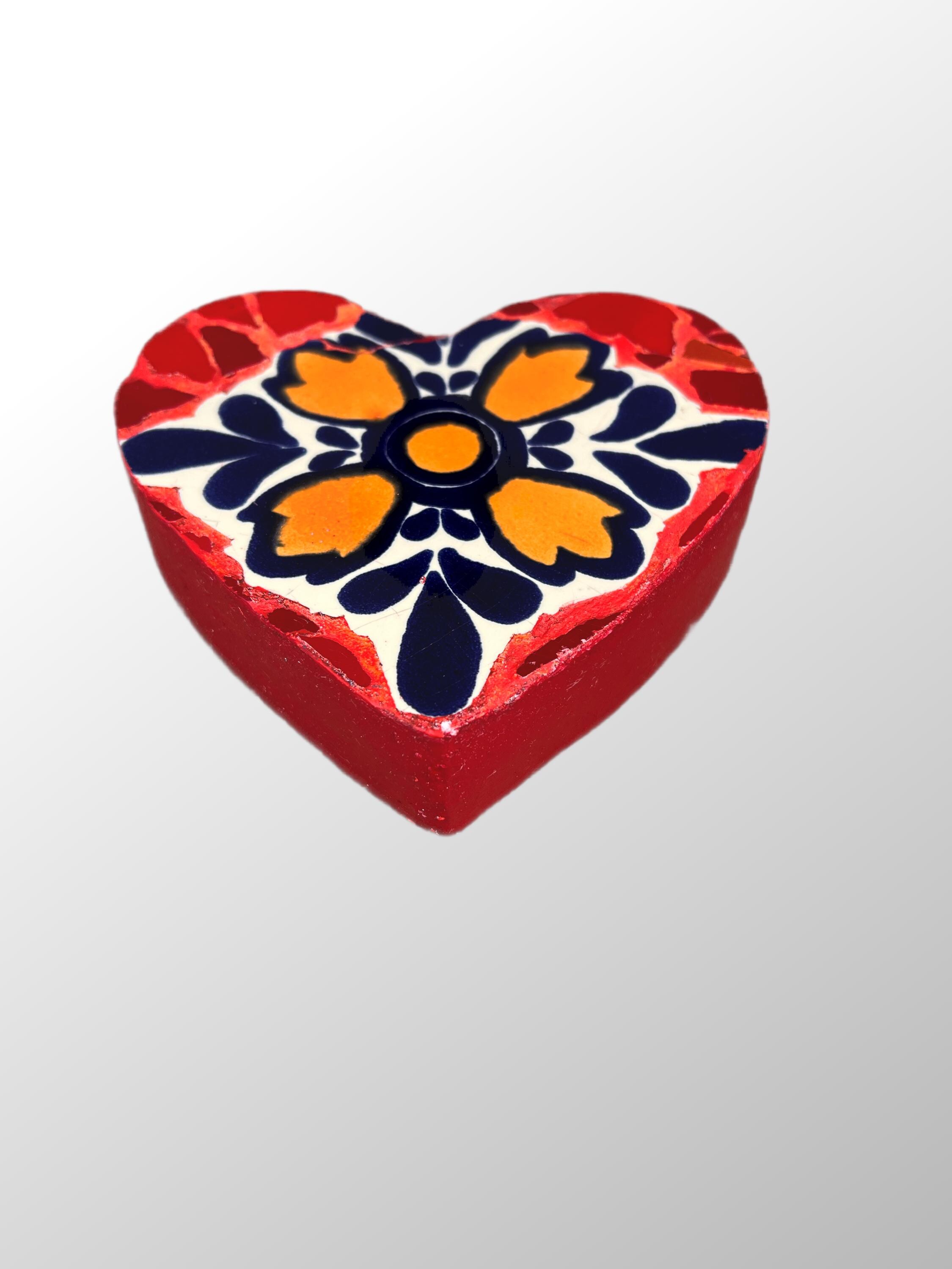 Spanish Revival Tile Heart - Etsy