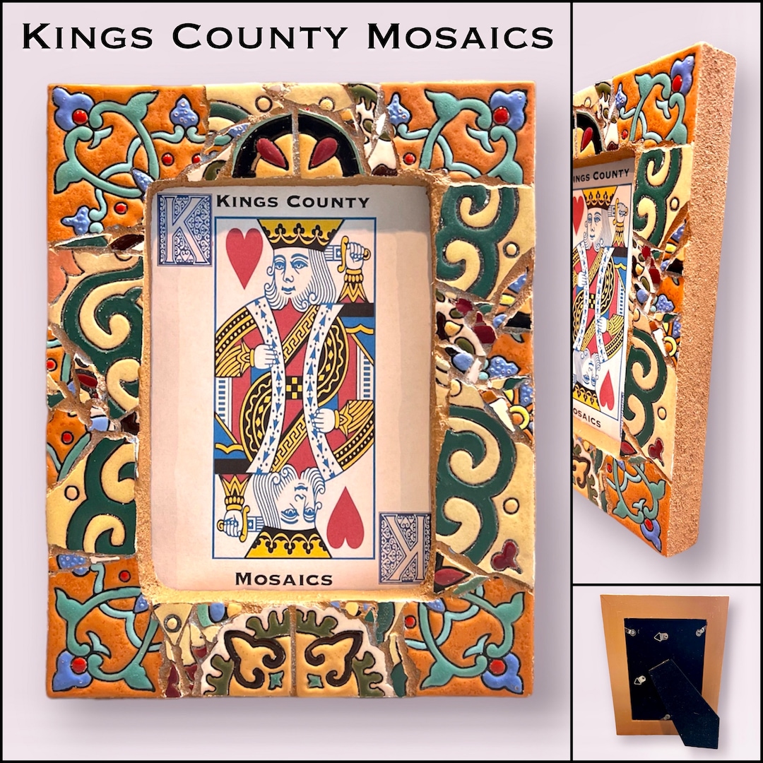 Santa Barbara Talavera Tile Picture Frame - Etsy