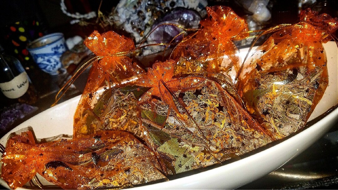 Psychic and Prophetic Dreams Moon & Star Sachet Bags-stimulate and ...