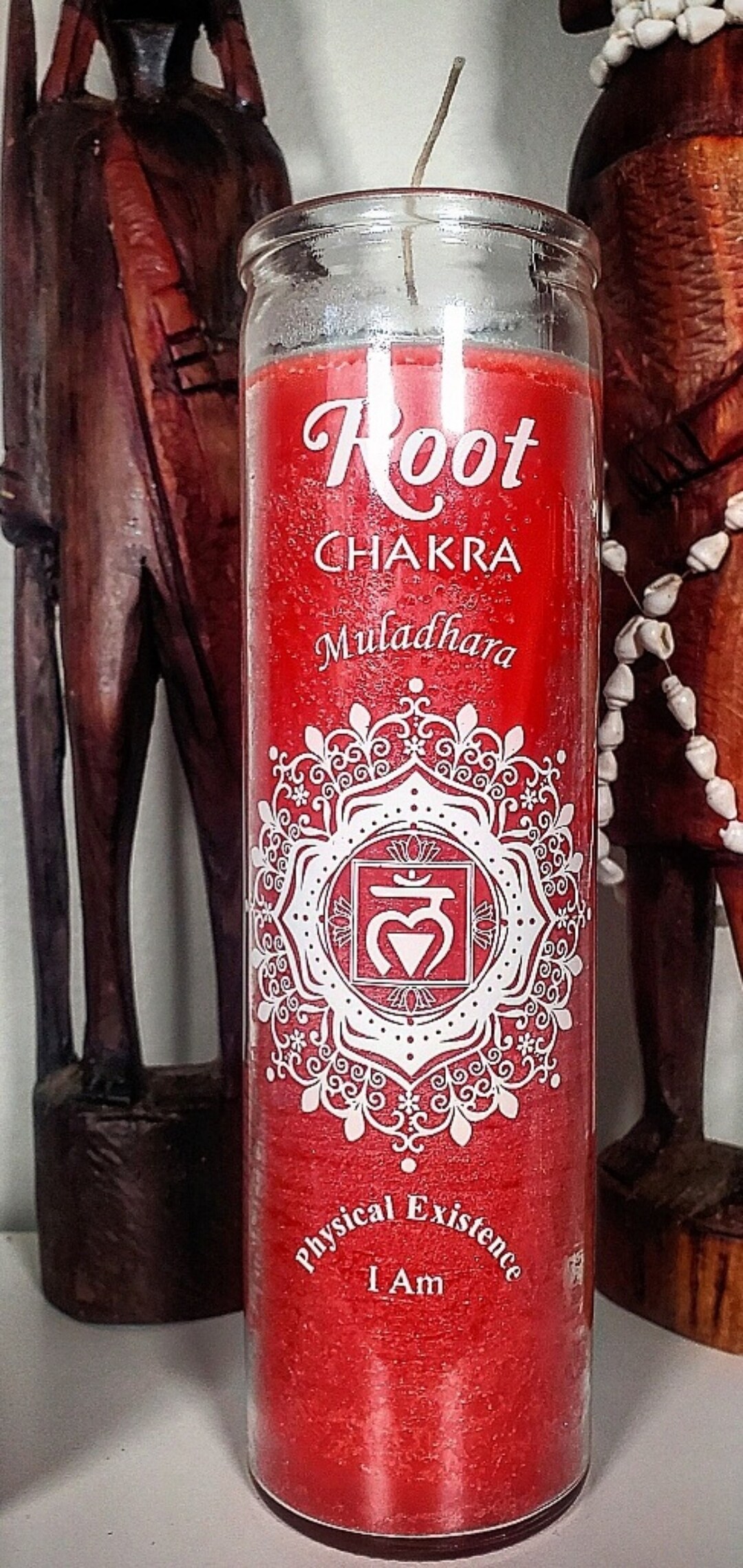 Root Chakra (muladhara) 7 Day Fixed Candle With Root Chakra Stimulating ...