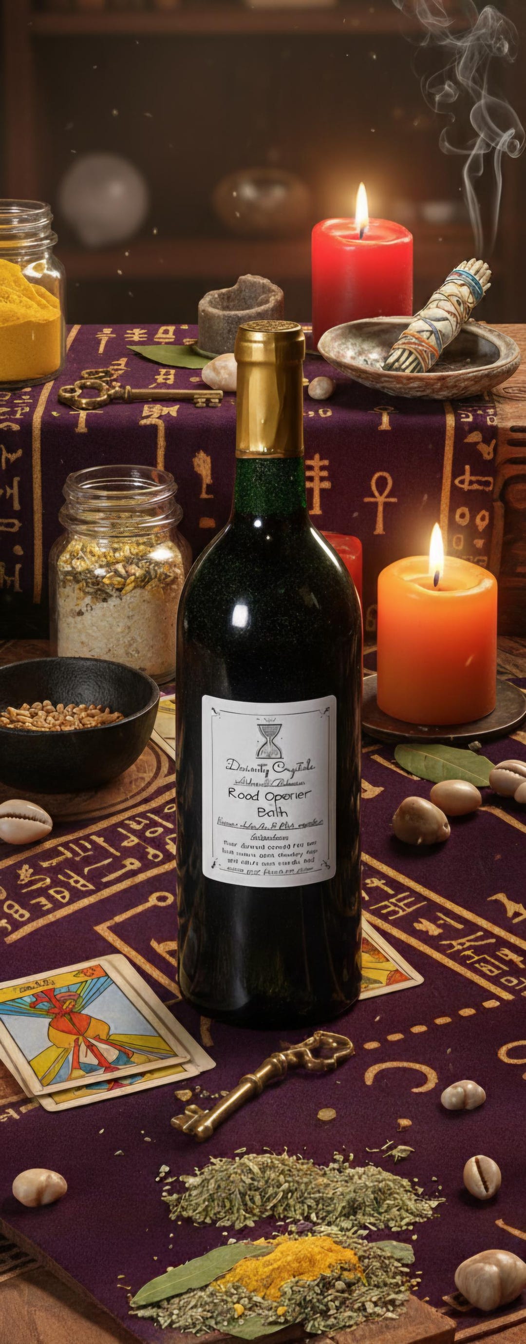 Road Opener Hoodoo Herbal Bath in a Bottle - (large 750ml Bottle) Open ...