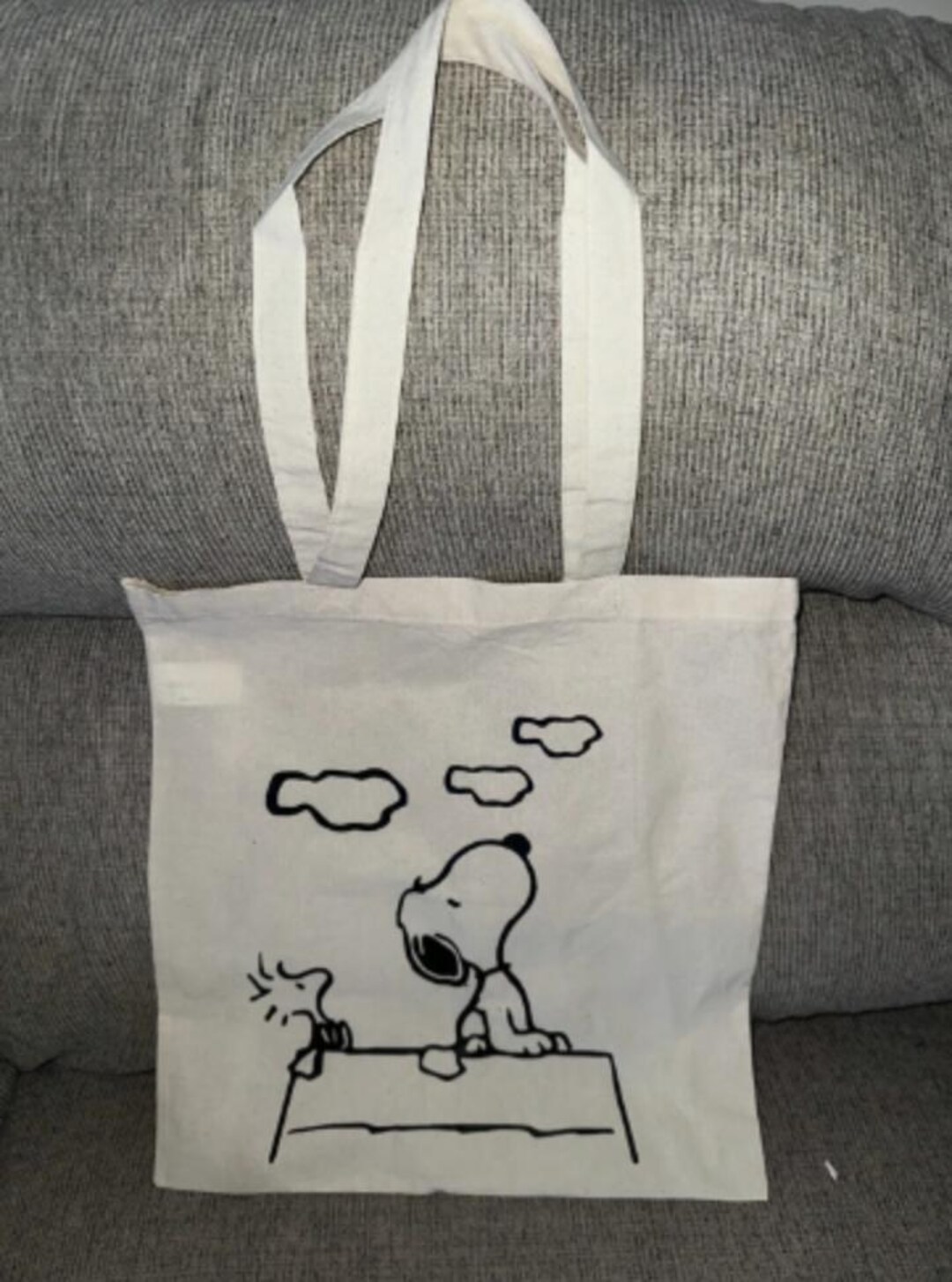 Snoopy Tote Bag - Etsy