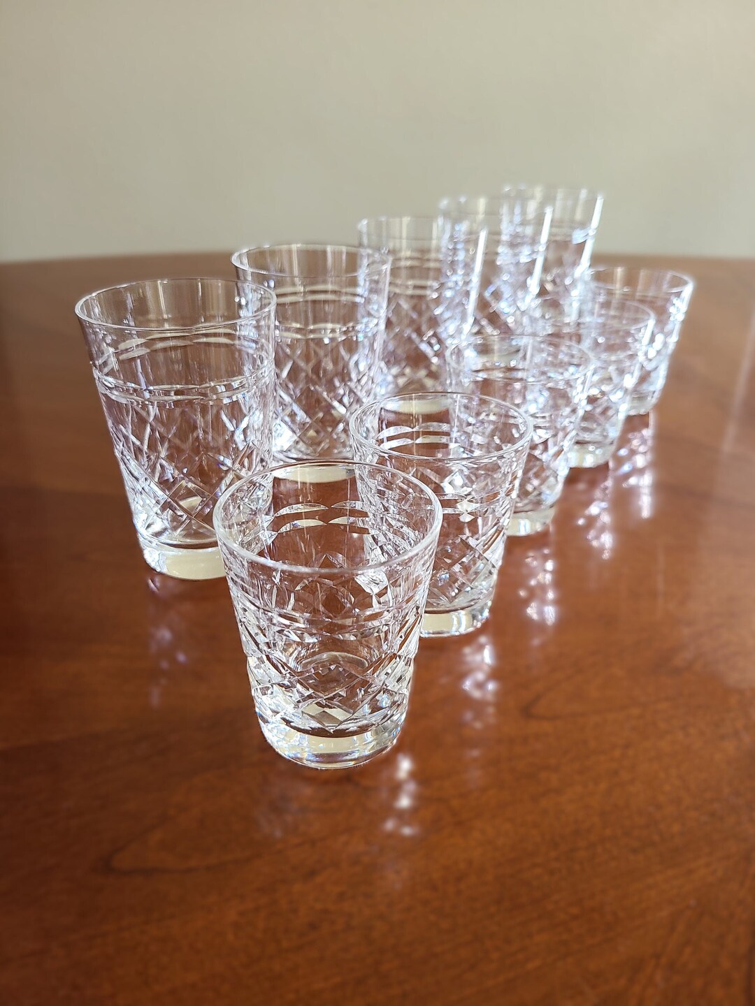 Edinburgh, Scotland Cut Crystal Bar Glass Set of 10 in 2 Sizes - Etsy