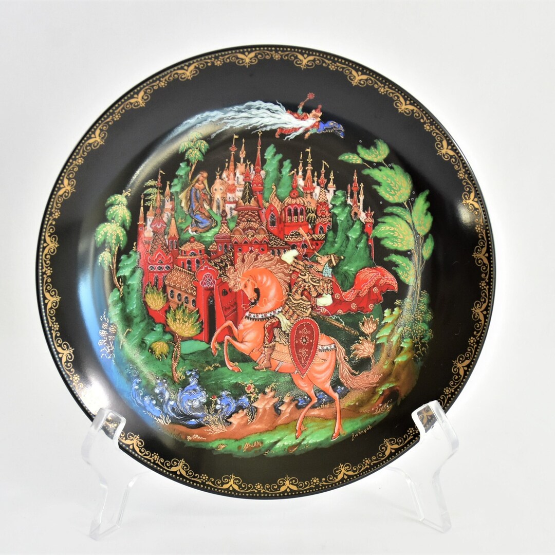 1980s Russian Legends Folk Lore Collector's Plate, Tianex Bradex No. 60 ...