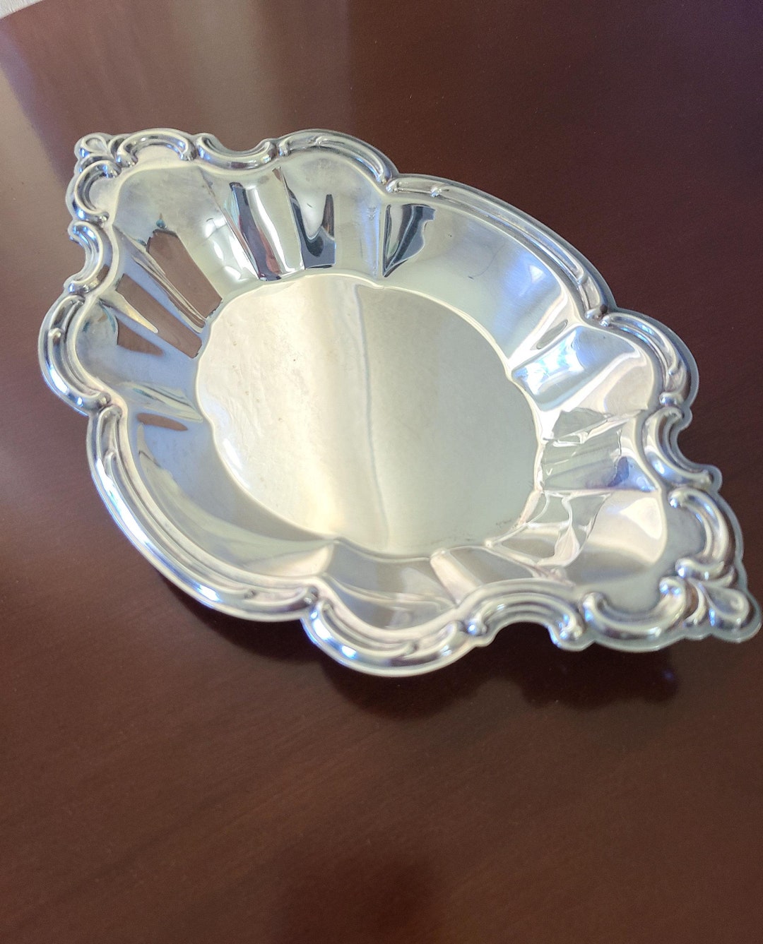 Wakefield by International Silver, 9" Plated Serving/candy Dish, 1960s ...