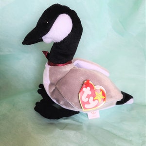 Vintage Beanie Babies by Ty loosy the Goose, Never Used With Tags, Dust ...