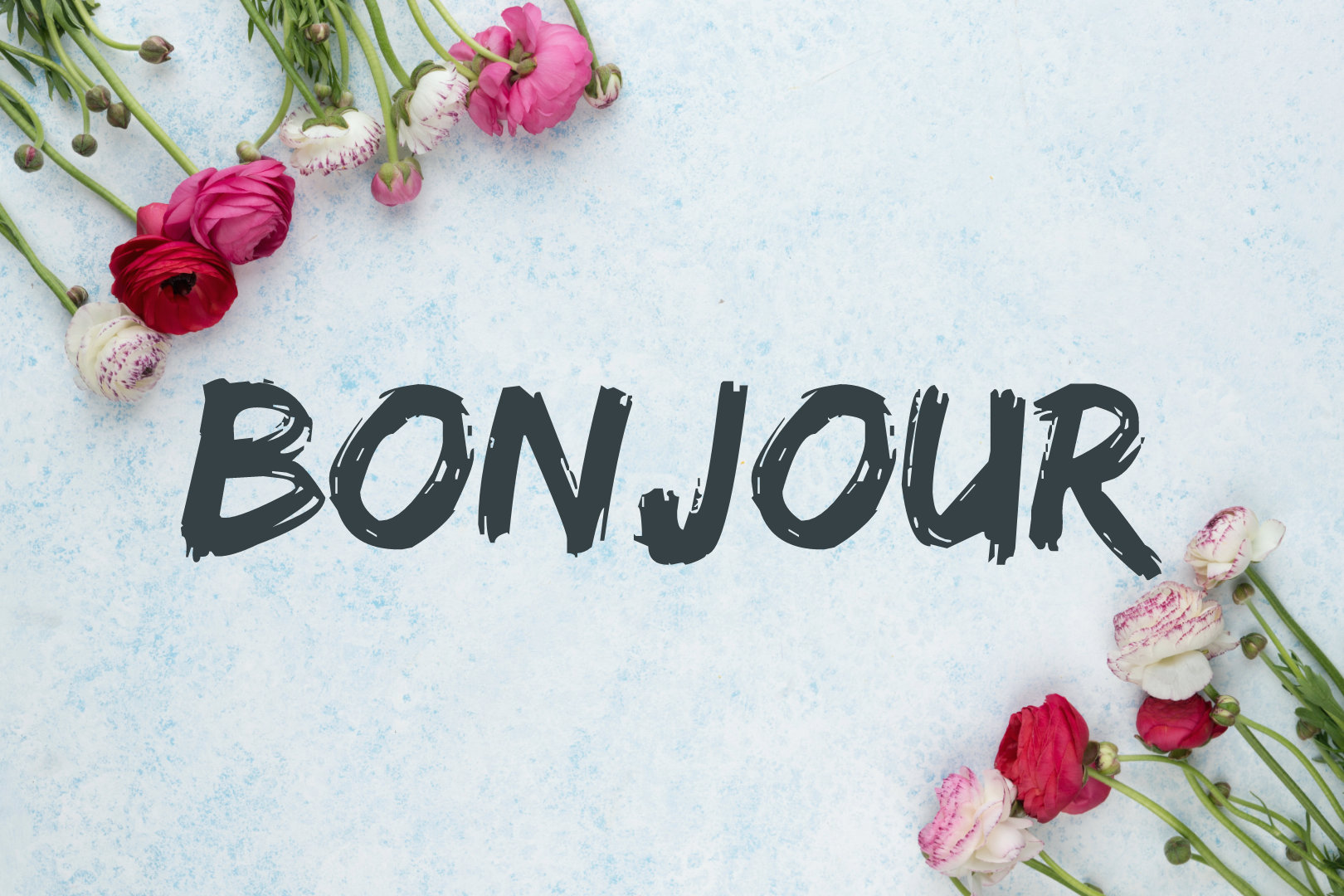 BONJOUR French Quote Print Welcome Sign Landscape Print - Etsy
