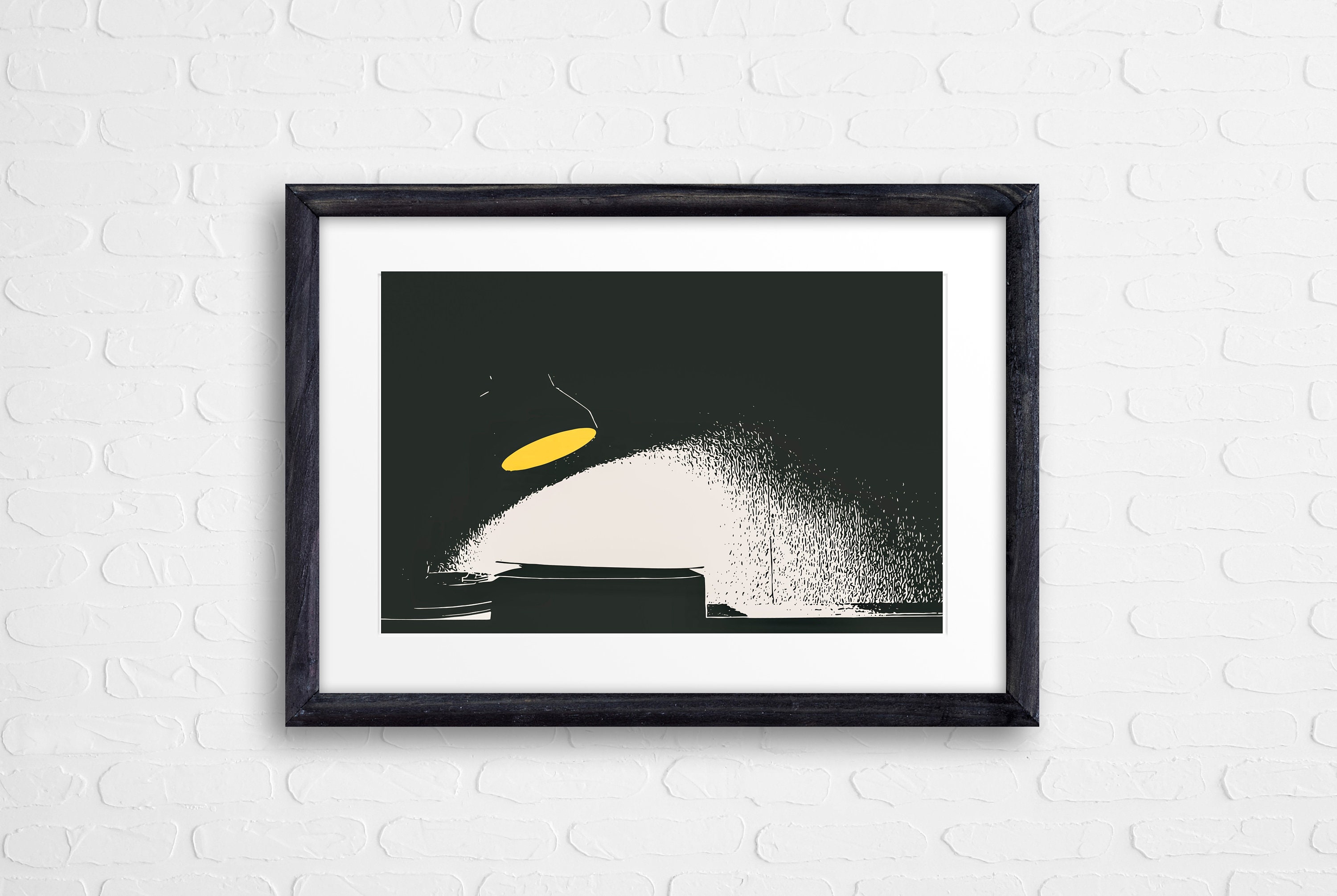 Illustration of a Bedside Lamp and Book | Etsy